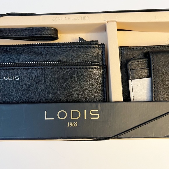 Lodis | Bags | Lodis Black Leather Rfid Wallet Gift Set | Poshmark